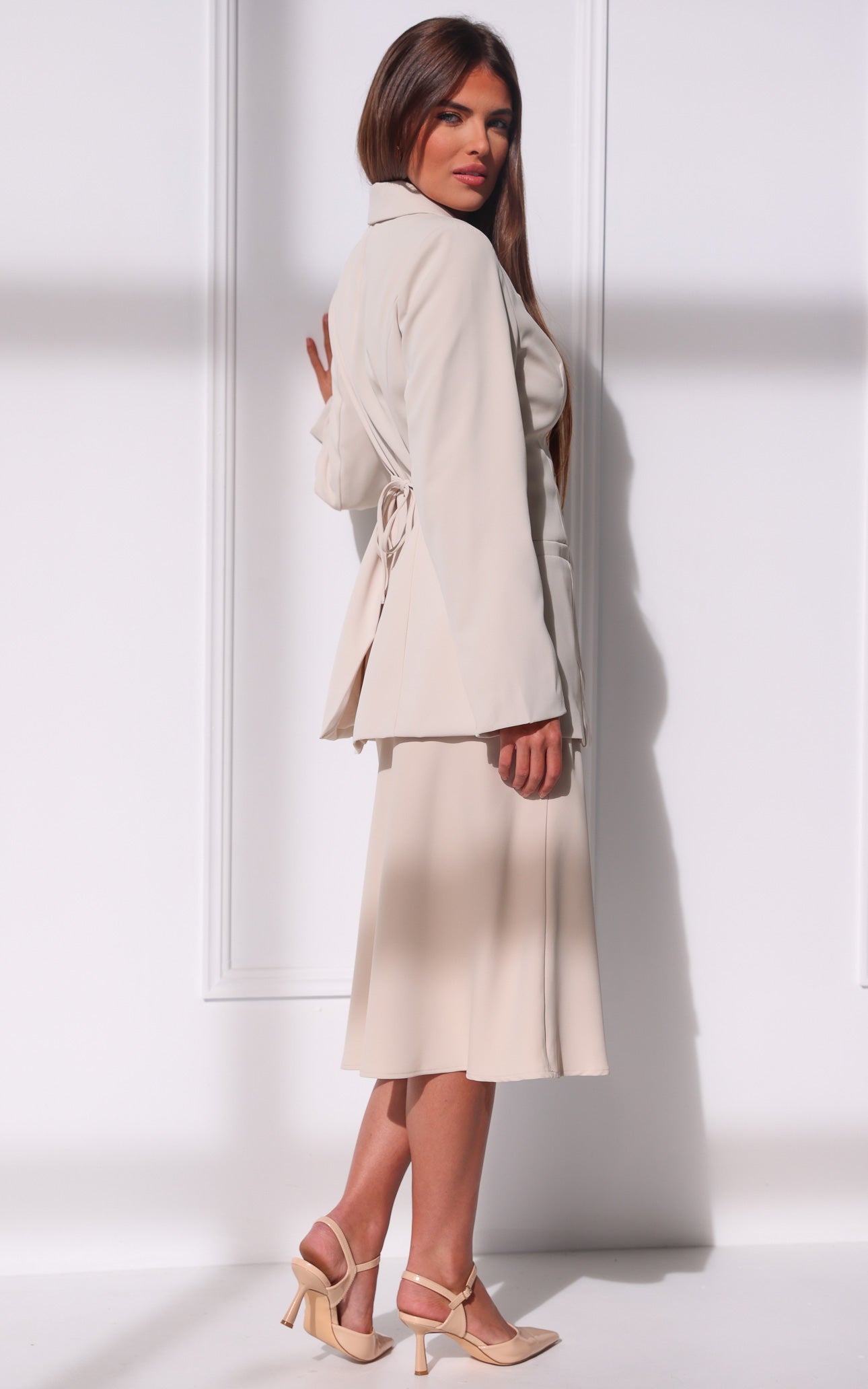 Charlotte Blazer - Bone Beige – By Amica